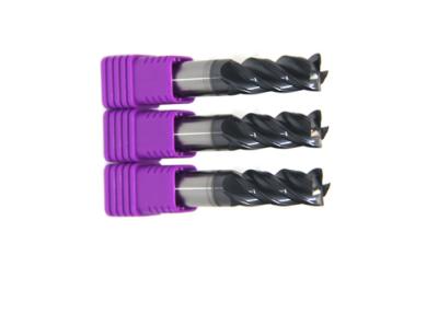 China S600 KTC HRC65 Solid Tungsten Carbide End Mills for Steel Black Grey Color for sale