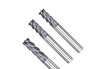 China 4 Flutes Square End Mill / Carbide End Mill Cutter 0.2 μM Grain Size for sale
