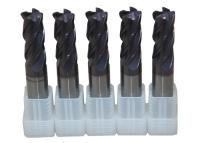 China Tungsten Carbide Square End Mill / Standard Solid Carbide Milling Cutters for sale
