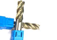 China Custom CNC HSS End Mill In Drill Press High Cutting Speed TiSiN Coating for sale
