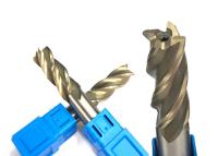 China 2 Flute 3 Flute TiSiN Coating Carbide End Mill Bits For HSS Cutting for sale