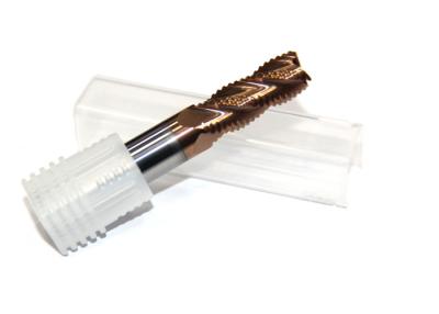 China High Speed Roughing Milling Cutters Three Flutes AlTiN or TiSiN Coating for sale