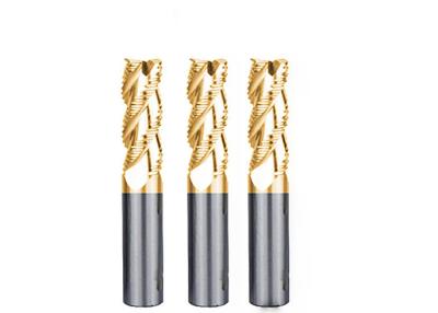 China HRC55° Corrugated Solid Carbide Roughing Tungsten Carbide Material Cnc Roughing End Mill Ripple Milling Cutter for sale