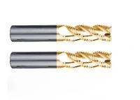 China HRC55° Corrugated Solid Carbide Roughing Tungsten Carbide Material Cnc Roughing End Mill Ripple Milling Cutter for sale