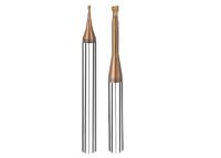 China Two Flutes End Mill 0.2mm Engraving Bits CNC 0.1mm Metal Cutting 0.2 Micro End Milling for sale