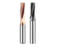 China Plastic Cutting End Mills AlTiN Or TiSiN Coating 100% Self Inspection Rate for sale
