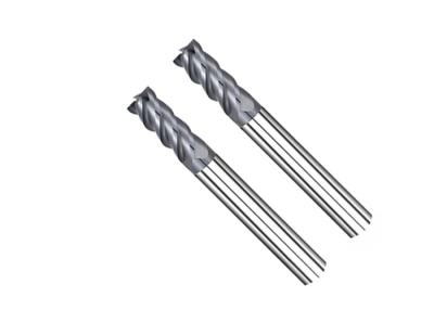 China High Speed Carbide End Mill Cutter / 4 Flute End Mill Cutting Tools for sale