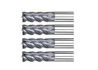 China High Speed Carbide End Mill Cutter / 4 Flute End Mill Cutting Tools for sale