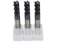 China High Performance Carbide End Mill Cutter / 4 Flute Carbide End Mill for sale