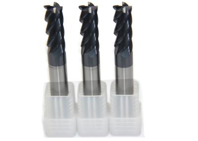 China High Performance Carbide End Mill Cutter / 4 Flute Carbide End Mill for sale