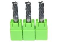 China Four Flutes Tungsten Carbide End Mill For Steel AlTiN Or TiTiN Coated for sale