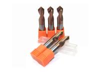 China Brazed Carbide Center Cut End Mill / Solid Carbide Chamfer Mill For Machining for sale