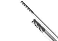 China Diamond End Mill For Aluminum Hardened Steel Titanium Graphite 2 4 Flute for sale