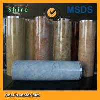 China Marble Effect Heat Transfer Film 1.24m Width 25 Micron for PVC Ceiling Panels for sale