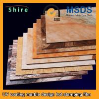 China PET Heat Transfer Film Hot Stamping Foil Roll 1.24m x 500m Strong Covering Power for sale