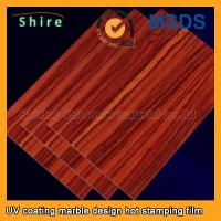 China Realistic Wood Grain Heat Transfer Printing Film for Plastic Products 1.24m Width 25 Micron for sale