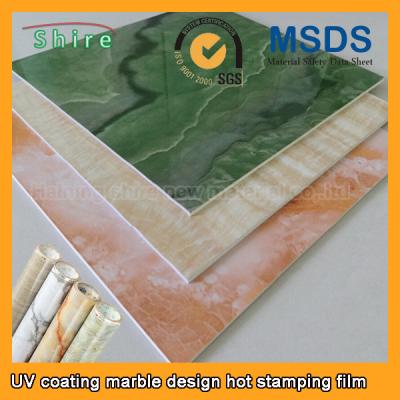China Realistic Wood Grain Heat Transfer Printing Film for Plastic Products 1.24m Width 25 Micron for sale