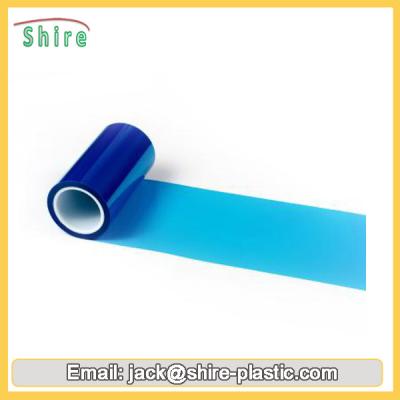 China Blue Anti Static Protective Film 0.135mm for PVC GAG PETG Sheet Waterproof for sale