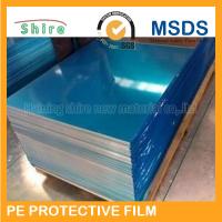 China Blue PE Protective Film for Mirror Stainless Steel Sheet Low Tack 0.05mm Anti-Aging Protection Tape for sale