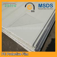 China Sandwich Panel Surface Protection Film 0.04-0.08mm Thickness 30-500g Adhesion for sale