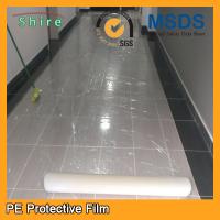 China Auto Carpet Adhesive Protective Film 0.05mm PE Floor Protector Dust Proof for sale