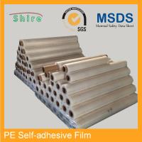 China Transparent PE Door Protector Film 0.04-0.08mm for Building Material Surface Protection for sale