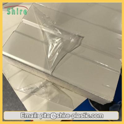 China Durable EPS Sandwich Panel Protective Film 0.04-0.08mm PE Transparent for sale