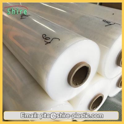 China 30MIC Transparent PE Protective Overlaminate Film 6 Month UV Resistant Custom Size for sale