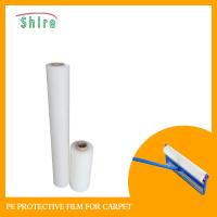 China Self Adhesive Carpet Protector Film , Transparent Plastic Carpet Film Protector for sale