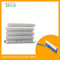 China Commercial Surface Carpet Protection Film Sticky Carpet Protector Roll Recycable for sale