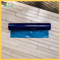 China Customised Self Adhesive Floor Protection Film Blue Color No Bubble for sale