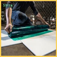 China PE Floor Protection Film 0.04-0.08mm Thickness Temporary Floor Protector for Hardwood Tile for sale