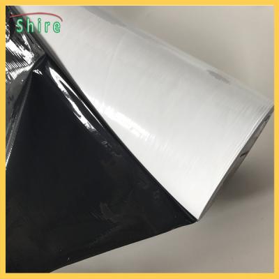 China Black White Stainless Steel Surface Protection Film 0.04mm 0.05mm 0.06mm PE Self Adhesive for sale