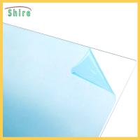 China Anti Shatter Glass Protection Film 0.05mm Self Adhesive PE Plastic Roll 1600mm for sale
