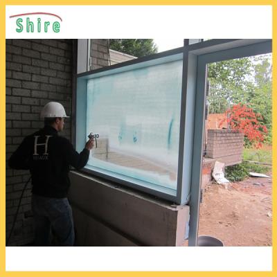 China Adhesive Backing Glass Safety Film 0.05mm UV Protection for Construction Use for sale