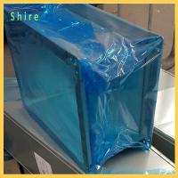 China Blue Transparent HVAC Duct Protection Tape 48in x 200ft 3mil Anti Puncture LDPE Film for sale