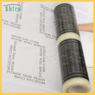 China Disposable Carpet Protection Film 0.04-0.08mm Transparent PE Car Mat Surface Protector for sale