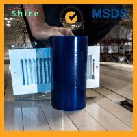 China Blue Duct Protection Film 3 Mil 48 Inch x 200 Foot Roll Anti Puncture Temporary HVAC for sale