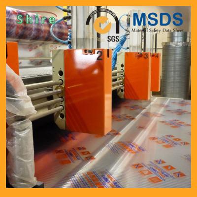 China Extrusion Polycarbonate Hollow Plate Protective Film Self Adhesive 2300mm Width for sale