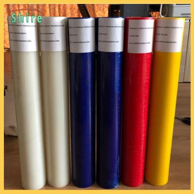 China Self Adhesive Glass Protective Film 30-80 Micron for Construction Window Protection for sale