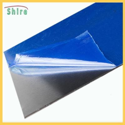 China Stainless Steel Processing Temporary Black & White Protective Film for sale
