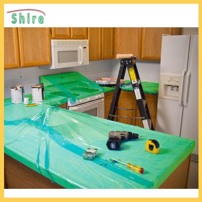 China Self-Adhesive Counter Protection Film Temporary Marble Protective Film 0.04mm to 0.08mm Thickness for sale