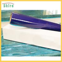 China Temporary Hard Floor Protection Film 24in x 200ft Self-Adhesive Blue Mask Film for sale