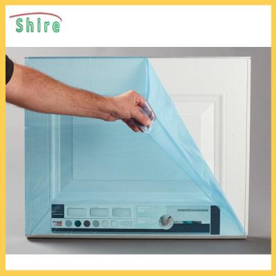China PE Protective Film for Kitchen Cabinet End Panels Custom Logo 50 Micron 1220mm Width for sale