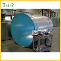 China Blue Duct Wrap Protection Film 60 Mic 24 Inch x 200 Feet High Tack Adhesive for sale