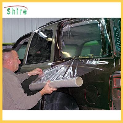 China Self Adhesive Crash Wrap Protection Film 3 Mil 36 x 100 ft Auto Collision Clear for sale