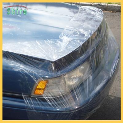 China Custom Self Adhering Crash Wrap Film 48x300 ft Clear 4 Mil for USA Market for sale