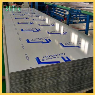 China Printed Black and White PE Protective Film for Aluminum Composite Panel 50 Micron 1220mm Width for sale