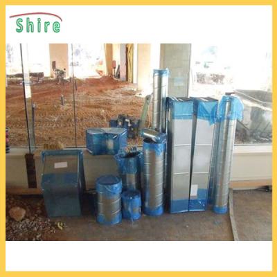 China Self-Adhesive Duct Cover Shield 24 x 200 ft 3 Mil Blue Protective Film for HVAC for sale