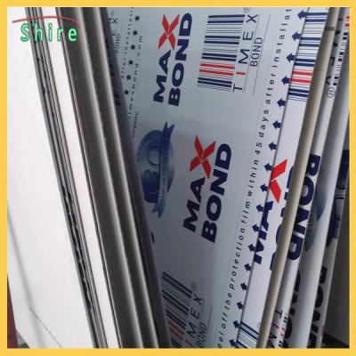 China Aluminium Composite Panel Black White APC Protection Film 1240mm x 500m for sale